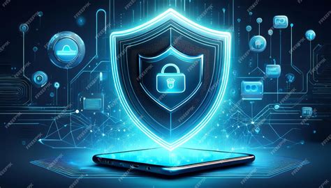 Cybersecurity Shield And Digital Protection Technology Concept Premium Ai Generated Image