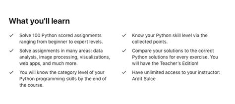 Top 10 Python Courses Online