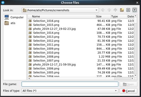 File Selection Dialog Degraded On Issue Telegramdesktop Tdesktop GitHub