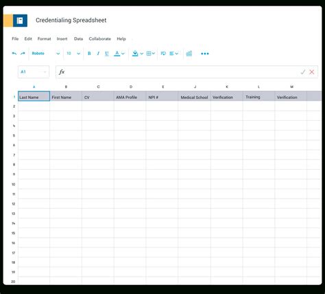 Provider Credentialing Checklist Template Excel Content Calendar Template