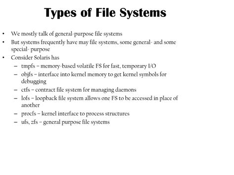 Ppt File Systems Interfaces Concepts And Attributes Powerpoint