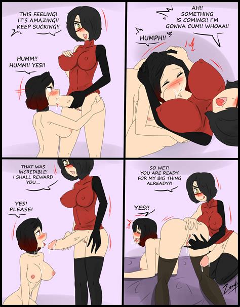 Rule 34 Anal Fingering Bed Cinder Fall Collar Comic Cum Cum In Mouth