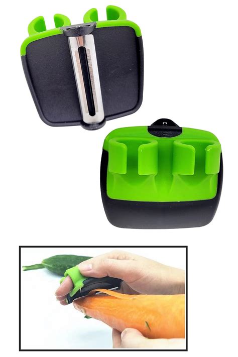 Finger Grip Vegetable Peeler No Handle Means No Strain