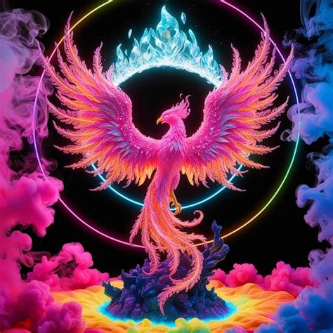 Phoenix A Stunningly Detailed 3d Render Of A Vibran Premium Ai