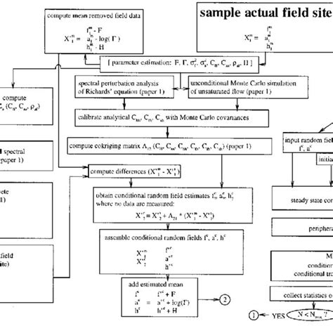 Schematic Overview Of Flowchart Of The Conditional Simulation Technique