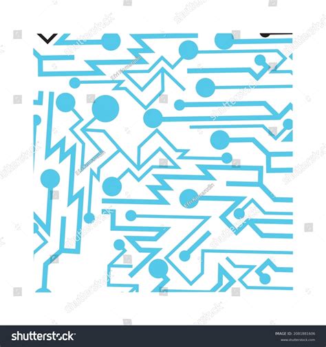 Digital Circuit Board Background Technology Illustration Stock Vector Royalty Free 2081881606