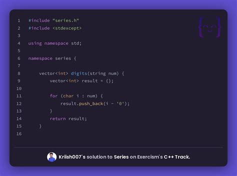 Kriish007 S Solution For Series In C On Exercism