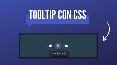 Cómo crear TOOLTIP sólo con CSS tip de efectos hover YouTube