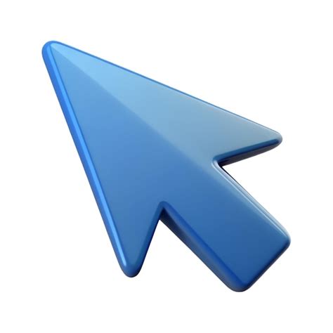 Arrow Pointer Mouse Cursor Computer Interface 3d Vector Icon Cartoon