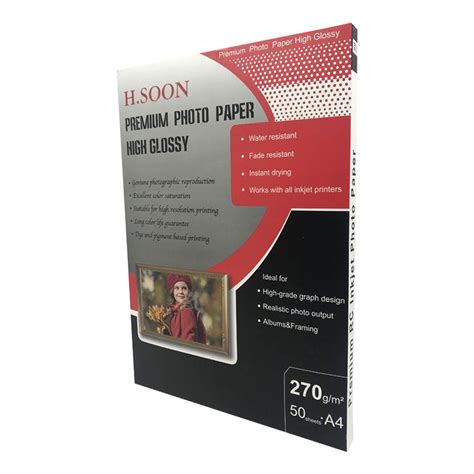 خرید آنلاین و قیمت کاغذ چاپ عکس اچ سون مدل Hg20 سایز A4 بسته 50 عددی [1404] وکسی