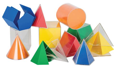 New Geometric Solids With Folding Nets Rgs6125 Explore 2d Shapes And 3d Solids Their
