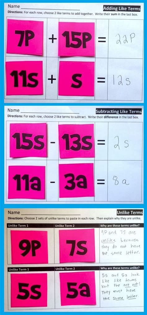 An Introduction To Algebras Variables Lesson Print And Digital Algebra Lesson Plans Grade