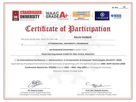 Dr Rajiv Kumar On Linkedin I Am Glad To Share That The Paper With Title Deep Learning Based