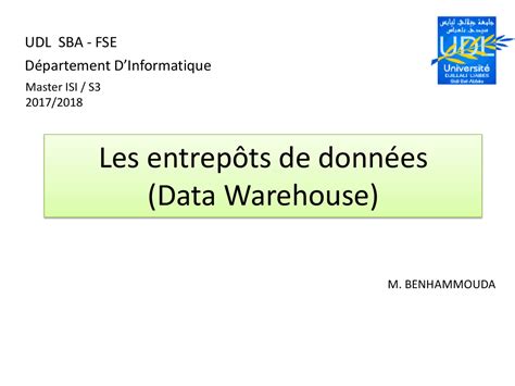 data warehouse lecture about introduction and basics docsity
