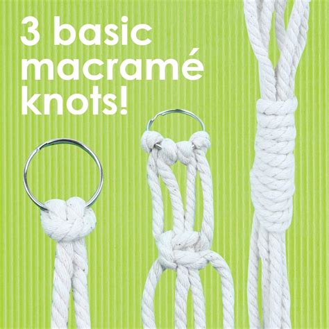 Basic Macrame Knots
