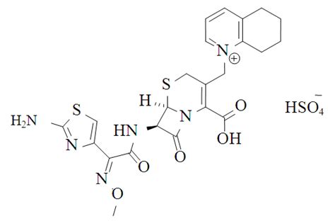 Chemical Structure Of Cefquinome Sulphate Download High Quality Scientific Diagram