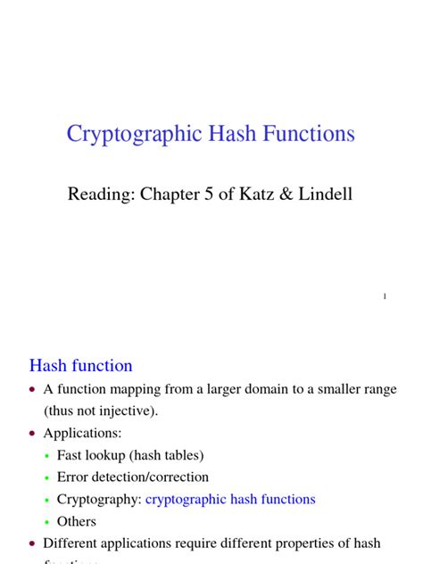 6 Hash Pdf Cryptography Applied Mathematics