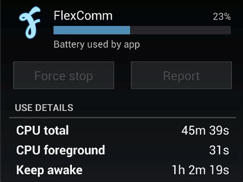 CPU Statistics For The Android Application Download Scientific Diagram