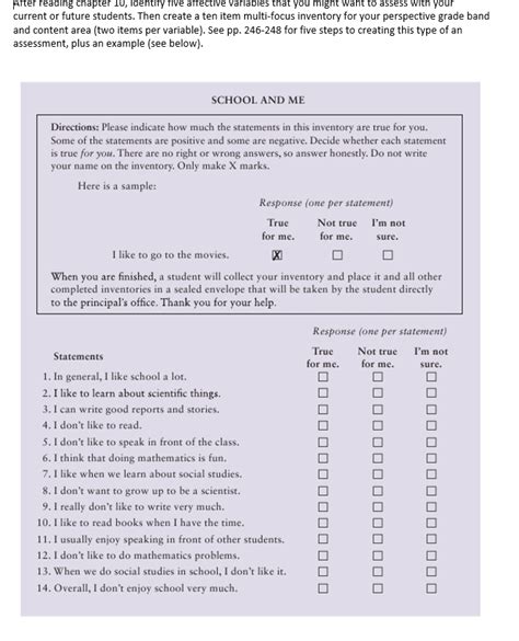 After Reading Chapter 10 Identify Five Affective