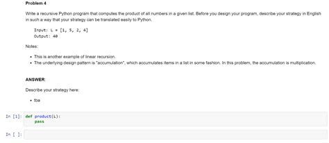 Solved This Is A Python Problem Provide The Answer Typed