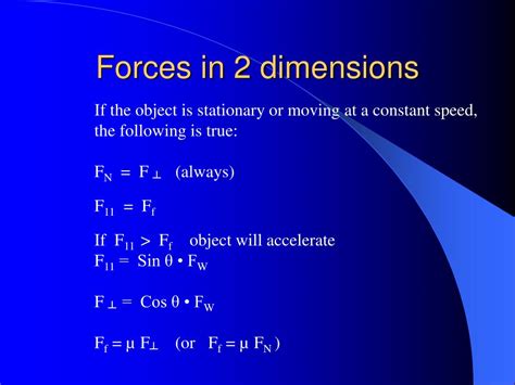 Ppt Forces In 2 Dimensions Powerpoint Presentation Free Download