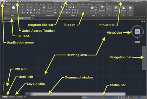Autocad Program Window Tutorial
