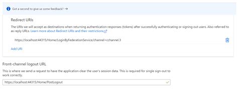 Aad Throws Exception Aadsts50011 The Reply Url Specified In The Request Does Not Match The