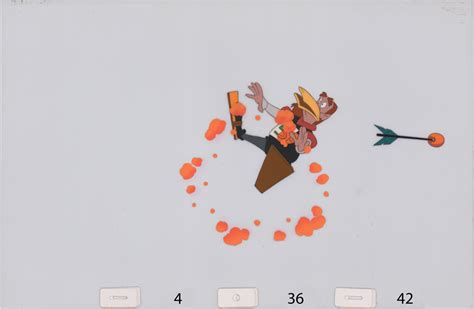 Art Cel Duck 4 36 Celluloid Art From The Swan Princess