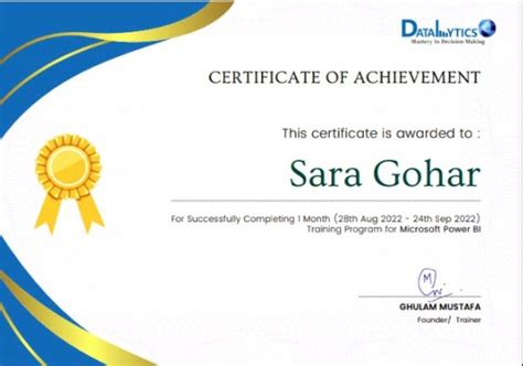 Sara Gohar On Linkedin Certification Powerbi Dataanalyst Datacleaning Dataanalytics