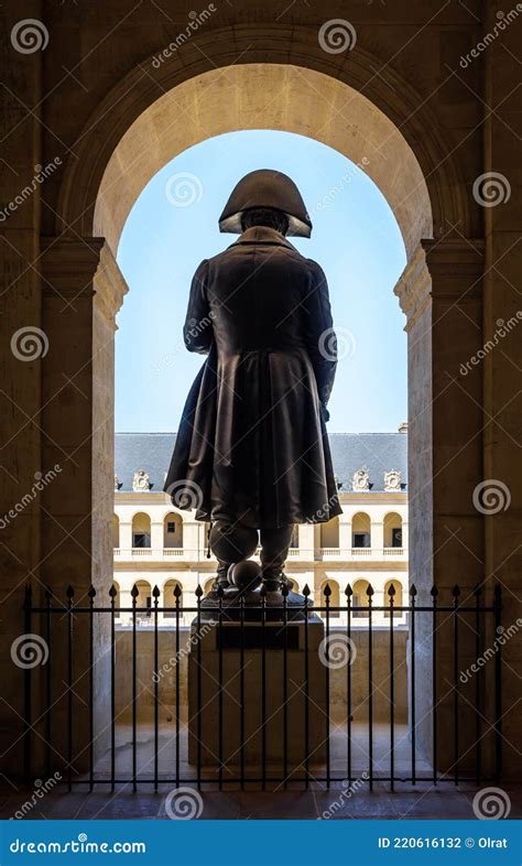 Statue Of Napoleon Bonaparte In The Invalides In Paris Editorial Image