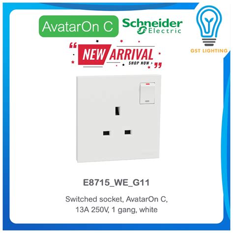 Schneider Electric Avataron C Series White Color Switches And Sockets