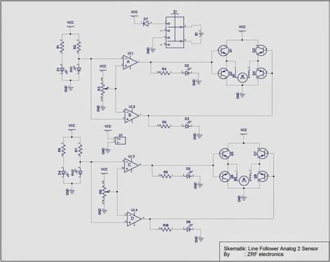 ZRF Electronics Line Follower Analog Sederhana