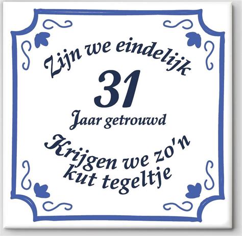 31 Jaar Getrouwd Gefeliciteerd Tante