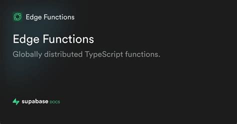 Edge Function Examples Rsupabase