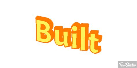built word animated logo designs