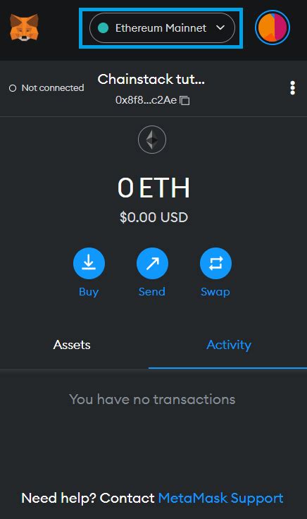 Using Metamask Desktop Wallet With Chainstack Chainstack Support
