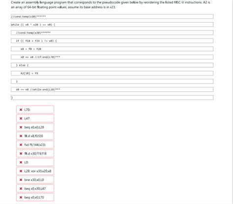 Solved Create An Assembly Language Program That Corresponds