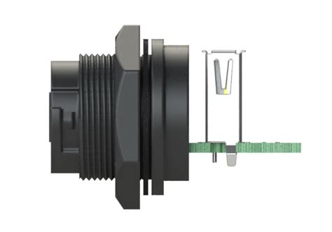 방수 Ip66 ~ 68 Usb 20 A 타입 암 패널 실장 커넥터 Usb2ac L3crj Holin