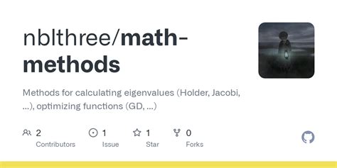 Github Nblthreemath Methods Methods For Calculating Eigenvalues Holder Jacobi
