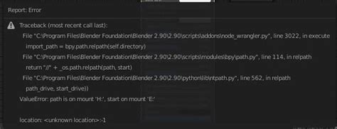 Node Wrangler Error Hi Guys Recently Add A 2 Tb Hdd To My Desktop And Moved All The Textures
