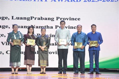 ບ້ານ ນາຍາງໃຕ້ ເມືອງ ນ້ຳບາກ ແຂວງ ຫຼວງພະບາງ ໄດ້ ຮັບ 2 ລາງວັນມາດຕະຖານທ່ອງທ່ຽວອາຊຽນ Updatelaos