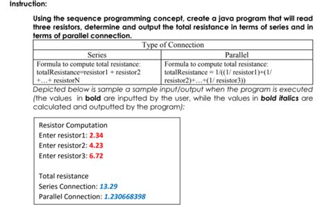 Answered Instruction Using The Sequence Bartleby