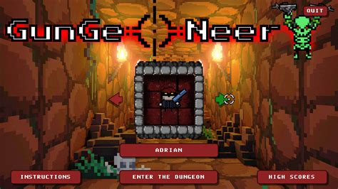Github Adrianmargaritgungeoneer 2d Roguelike Game Gungeoneer Is A 2d Roguelike Game That I