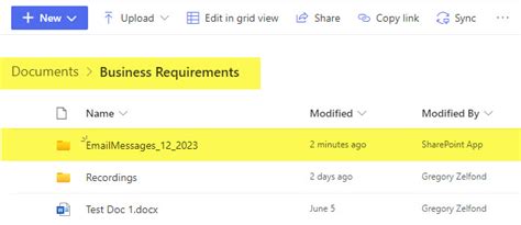 Default And Automatically Created Folders In Sharepoint Online