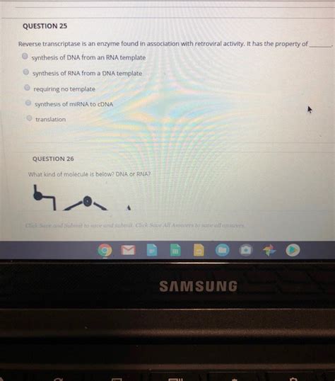 Solved Question 25 Reverse Transcriptase Is An Enzyme Found