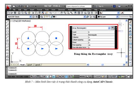 Lệnh Array Trong Autocad Lệnh Tạo Mảng Trong Autocad