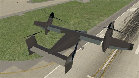 Vtol 300 Forward Transition Flightvisual Simulation Youtube