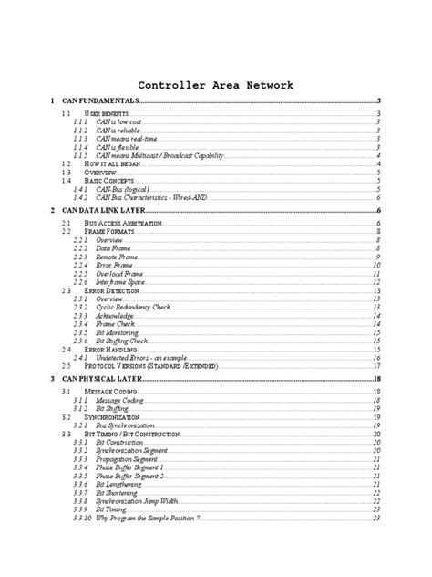 Controller Area Network Intro Unduh Gratis Pdf Error Detection
