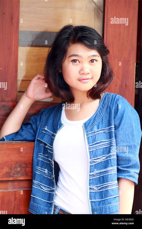 A Cute Indonesian Girl Stock Photo Alamy