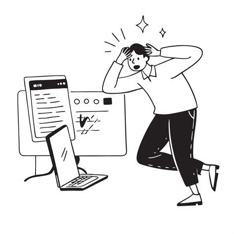 Developer Looking At A Failed Code Deployment Appearing Frustrated Developer Looking At A Failed Code Deployment Appearing Frustrated